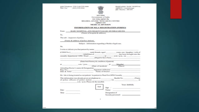 Medico-legal cases | PPTX | Injuries | Diseases and Conditions