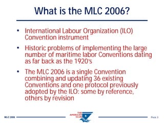MLC - AMERICAN CLUB - a detailed over view | PPT