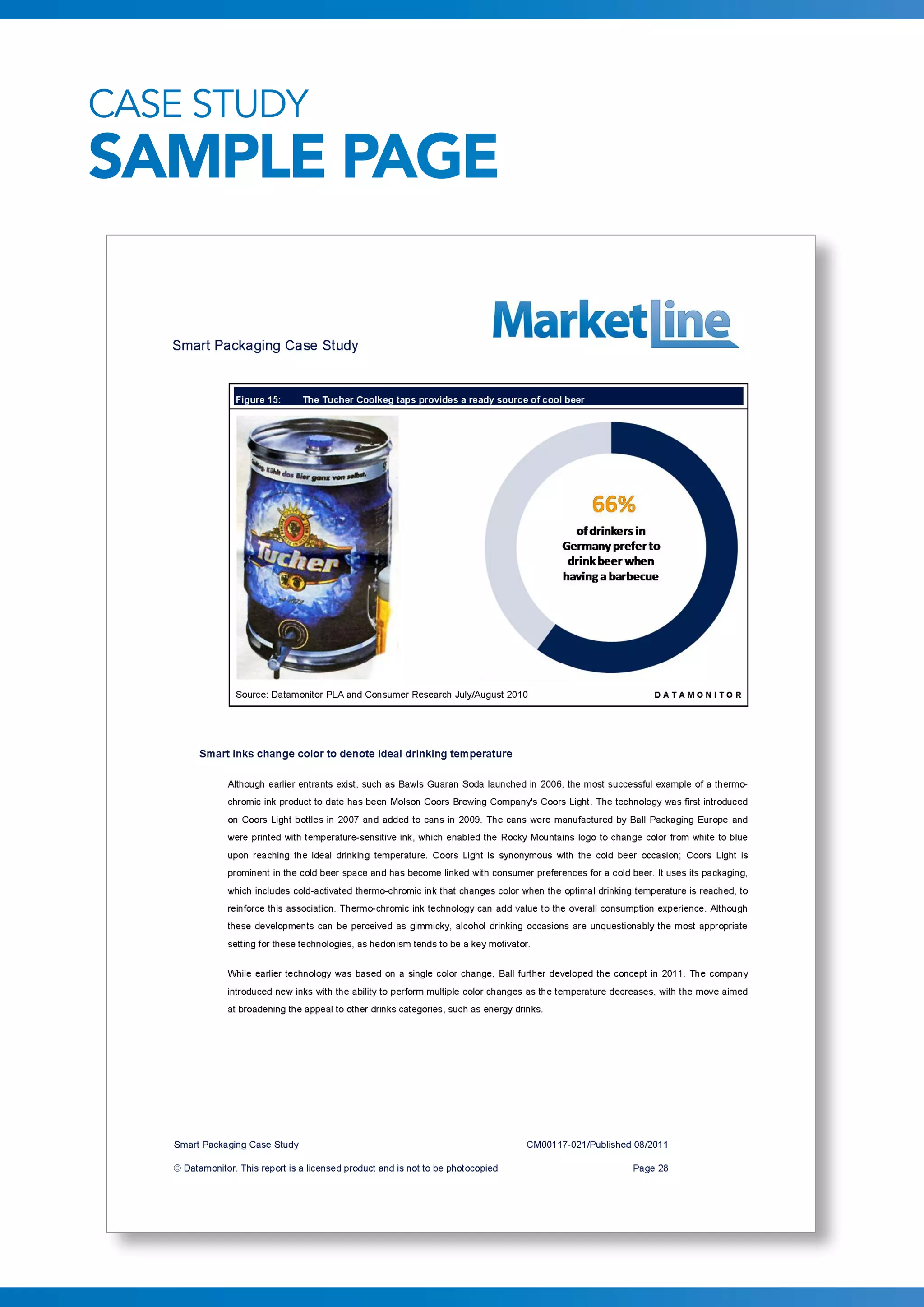 MarketLine Case Study Brochure | PDF