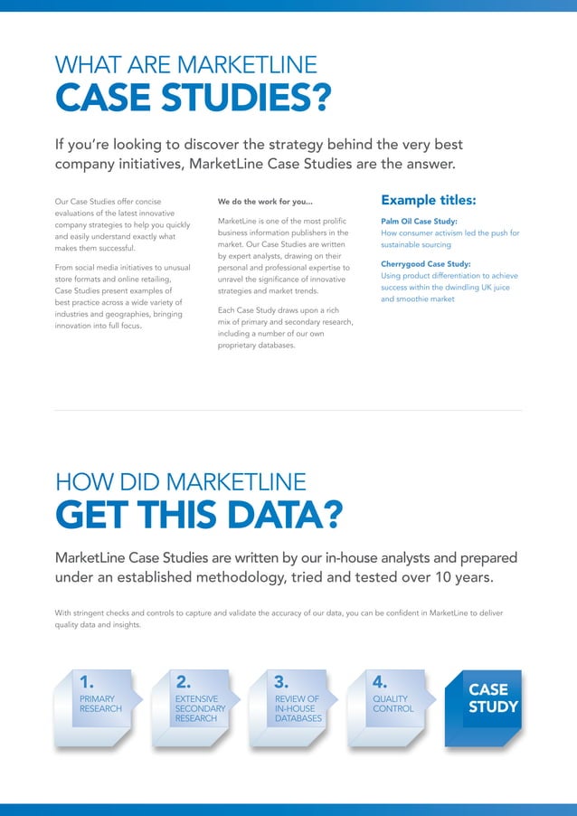 MarketLine Case Study Brochure | PDF