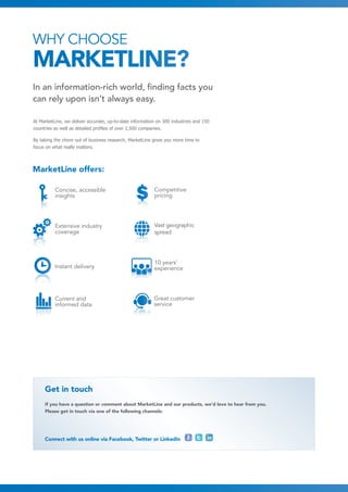 MarketLine Case Study Brochure | PDF