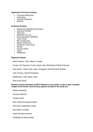 Mlcc market | PDF