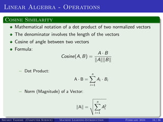 Course Title: Introduction to Machine Learning Chapter, One ...