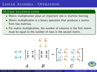 Course Title: Introduction to Machine Learning Chapter, One ...