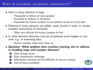 Course Title: Introduction to Machine Learning Chapter, One ...