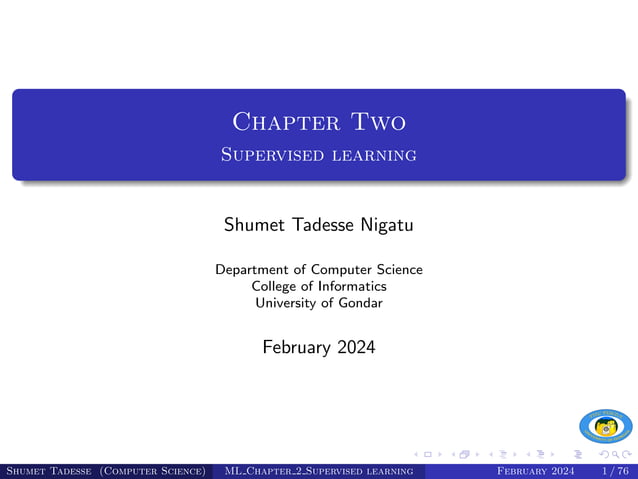 Course Title: Introduction to Machine Learning, Chapter 2- Supervised Learning | PDF | Web ...