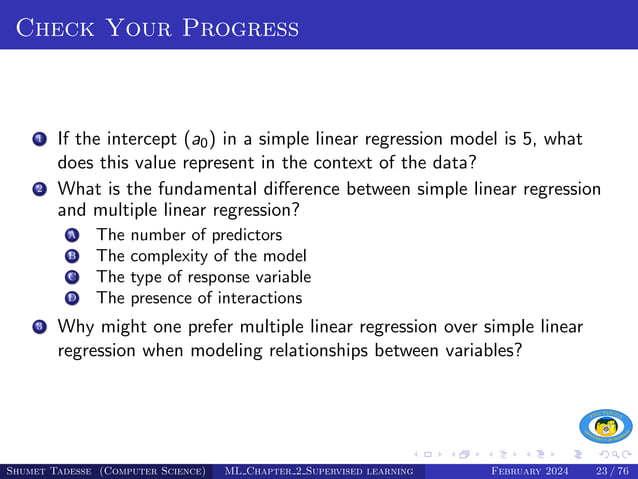 Course Title: Introduction to Machine Learning, Chapter 2- Supervised Learning | PDF | Web ...