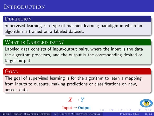 Course Title: Introduction to Machine Learning, Chapter 2- Supervised Learning | PDF | Web ...