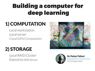 Deep Learning Computer Build | PPT