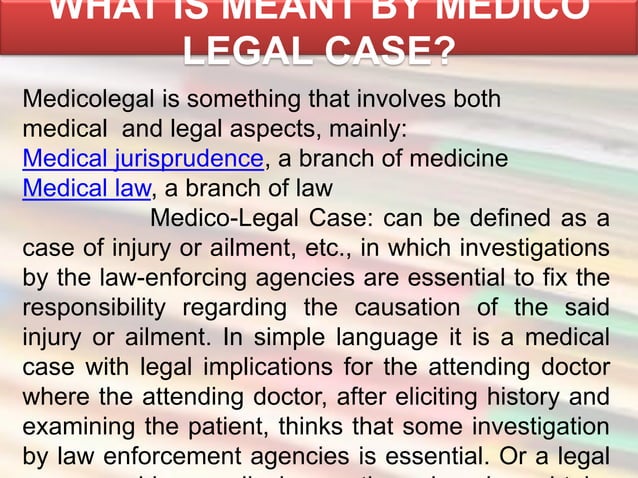 LEGAL ASPECTS OF MEDICAL RECORDS | PDF | Injuries | Diseases and Conditions