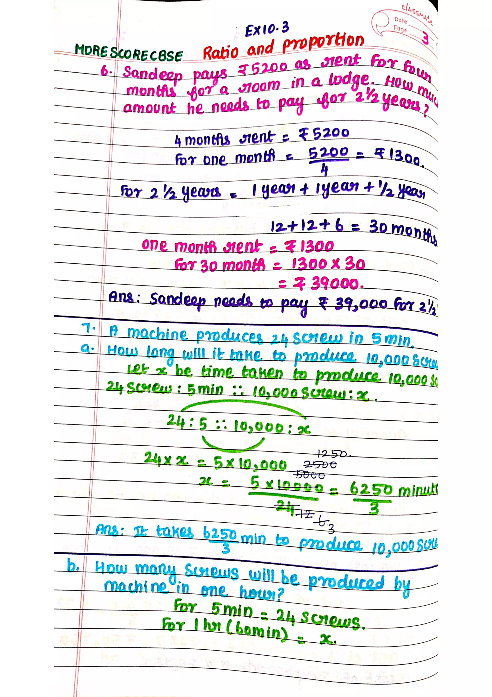 ratio and proportion class 6 pdf | PDF | Educational Assessment | Education