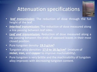 Multileaf Collimator | PPTX