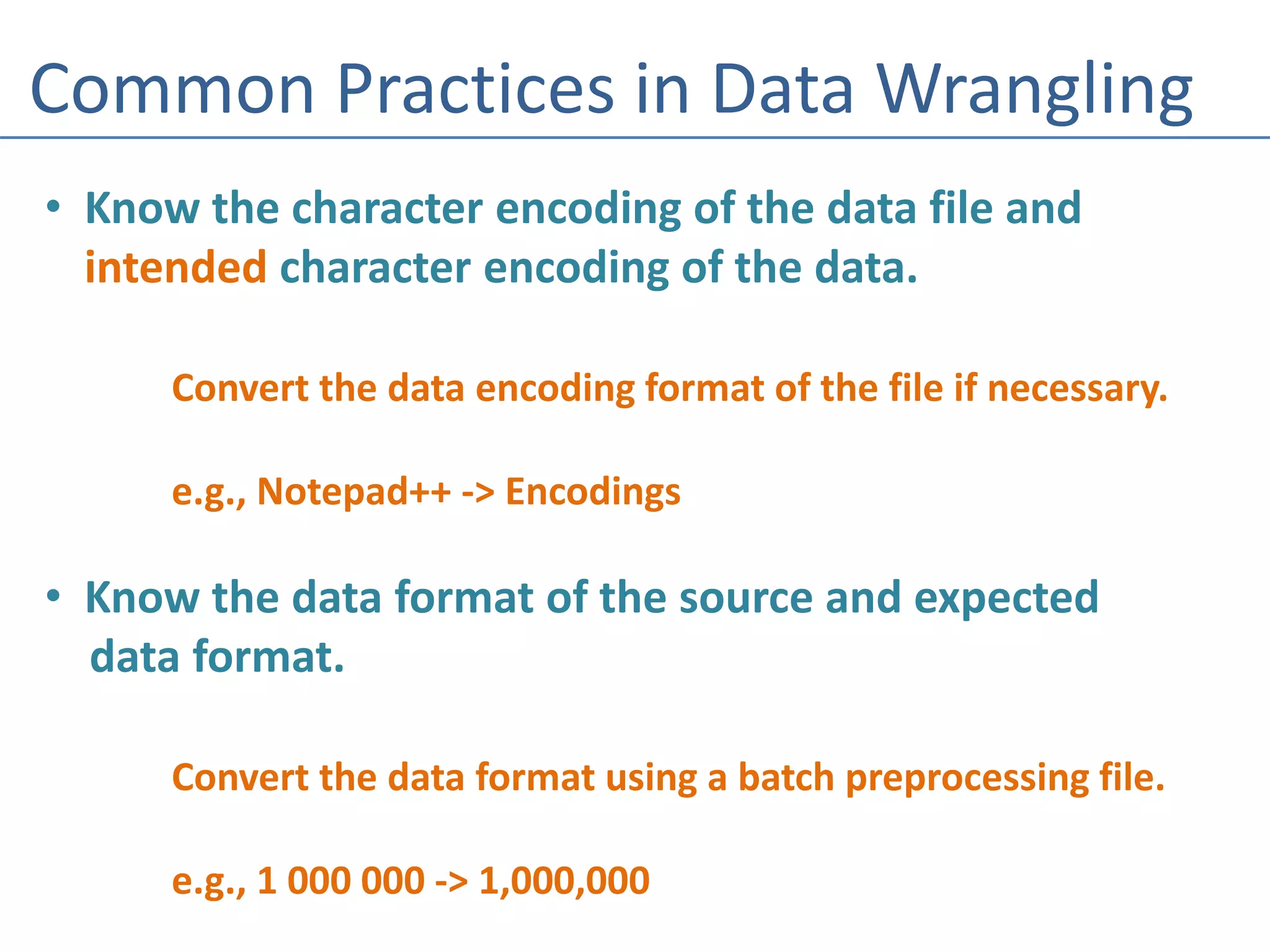Machine Learning - Dataset Preparation | PPTX