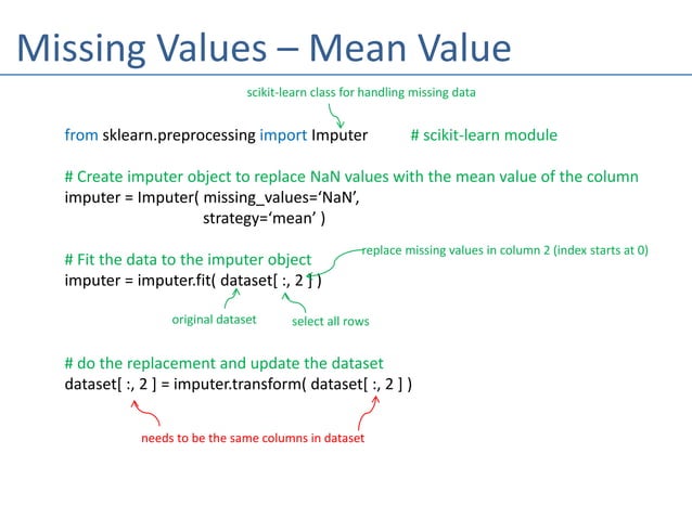 Machine Learning - Dataset Preparation | PPTX | Technology & Computing
