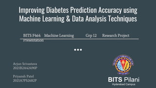 Diabetes prediction using Machine Leanring and Data Preprocessing ...