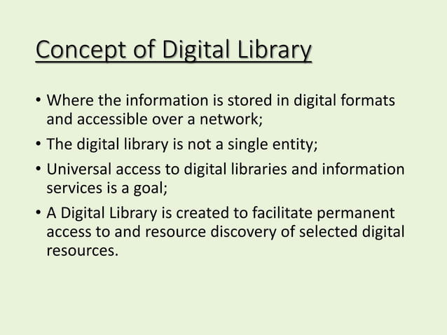 Modern Library and Digital Library Concept | PPT