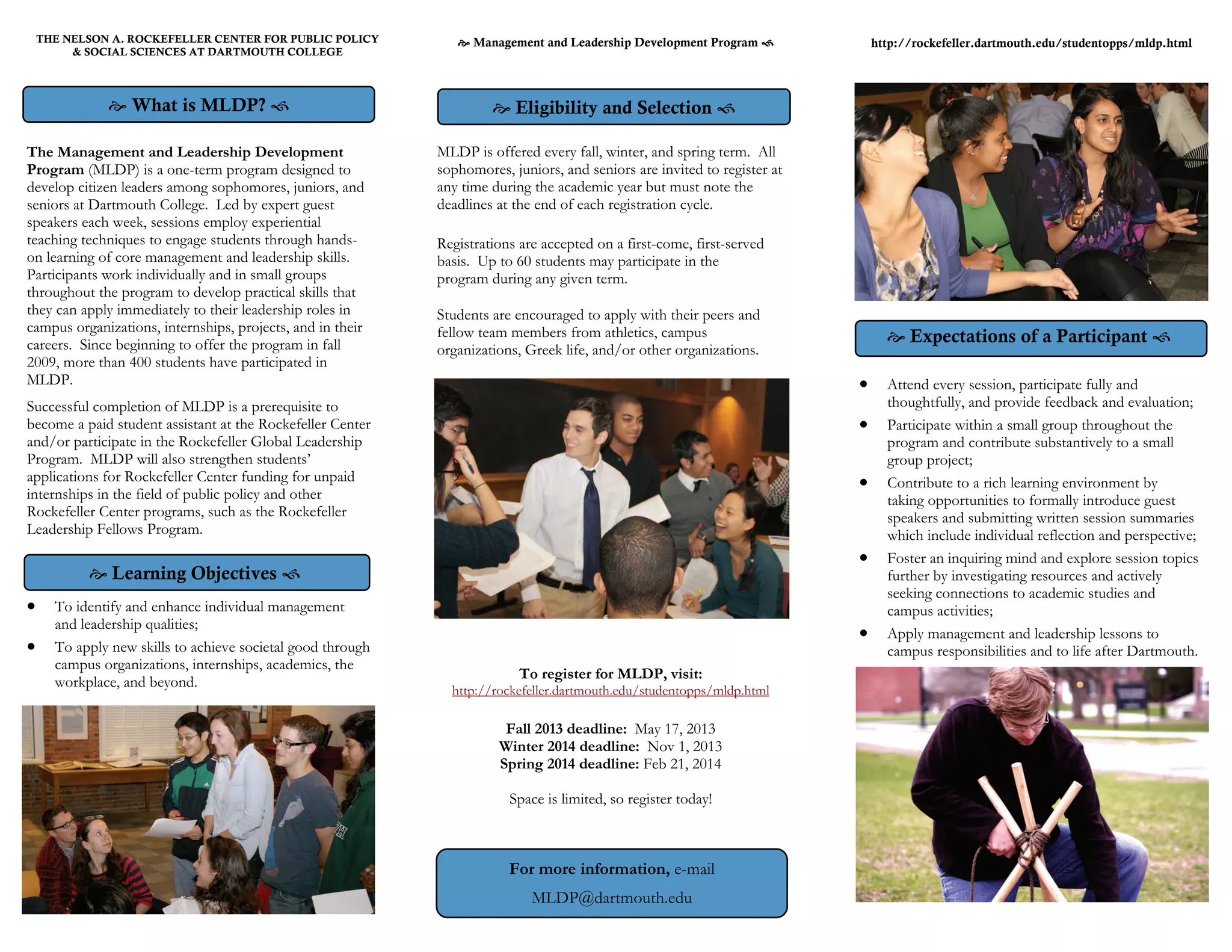 Management and Leadership Development Program Brochure | PDF