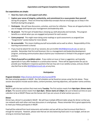 MLDP Program Syllabus | PDF