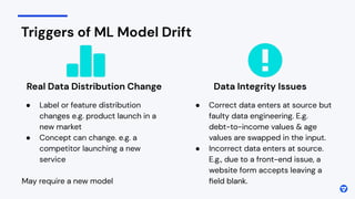 ML Drift - How to find issues before they become problems | PDF
