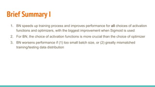 Why Batch Normalization Works so Well | PDF
