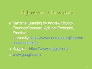 Machine Learning | PPTX