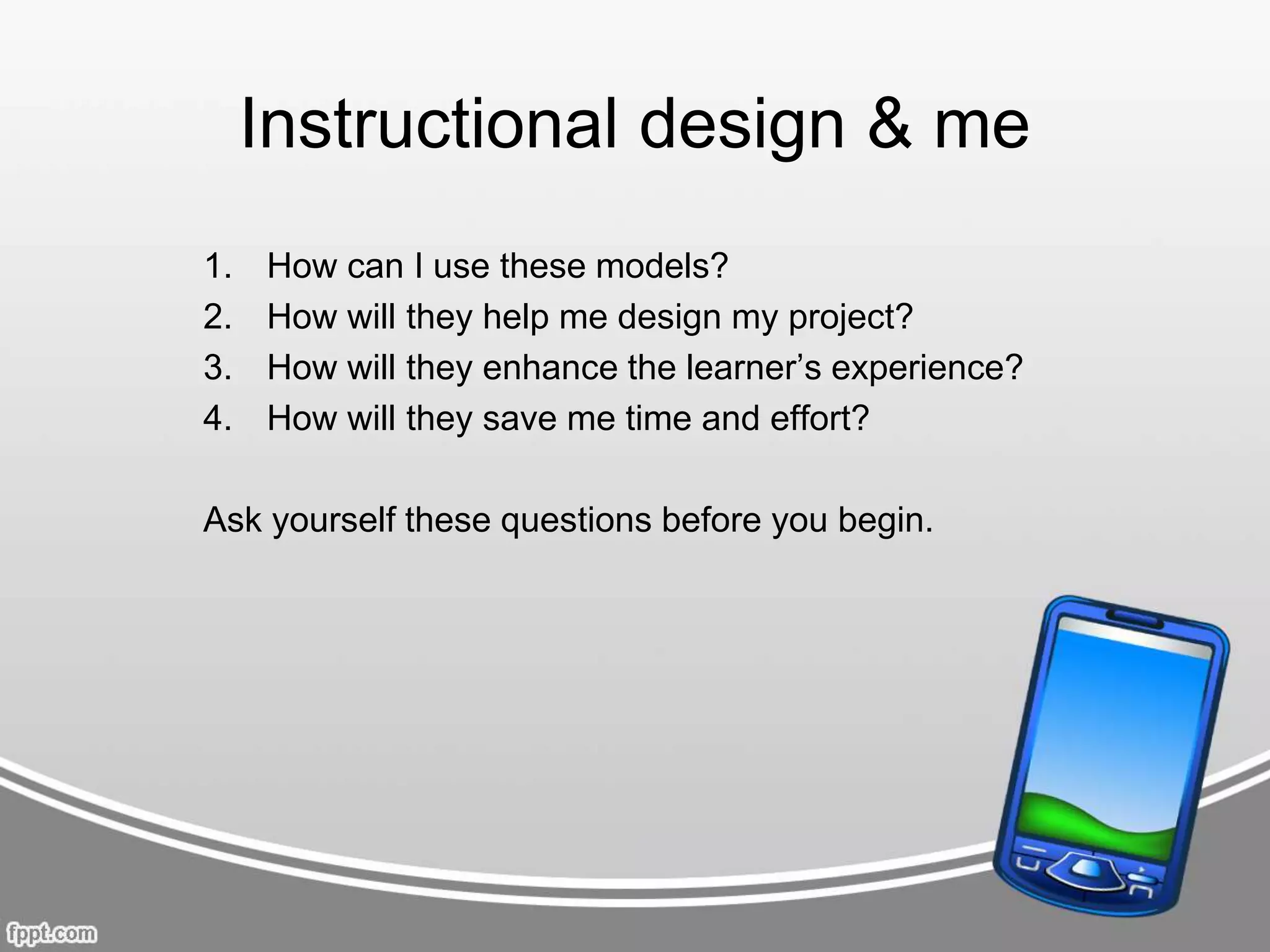 Mlearning instructional design | PPTX | Education