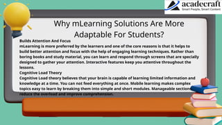 mLearning Solutions Why Our Brain Adapts to Mobile Education.pptx