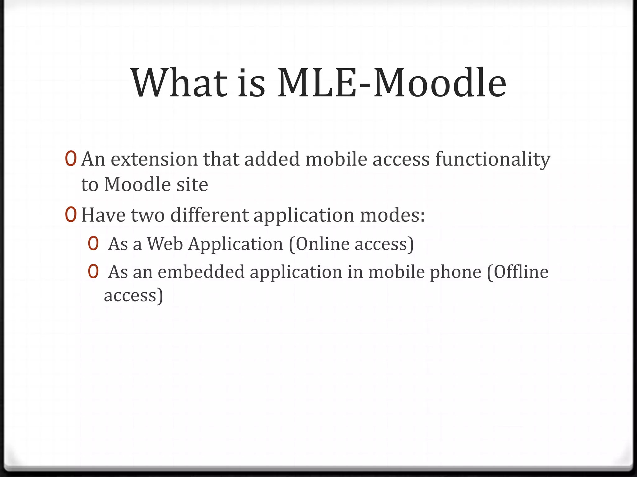 Mobile Moodle | PPT
