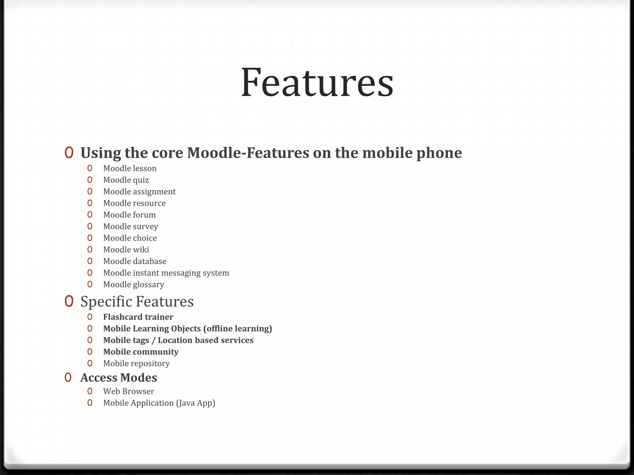 Mobile Moodle | PPT