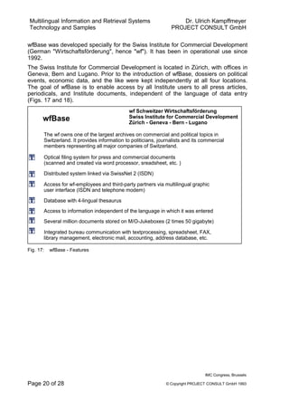 [EN] "Multilingual Information and Retrieval Systems Technology and Applications" | Dr. Ulrich ...