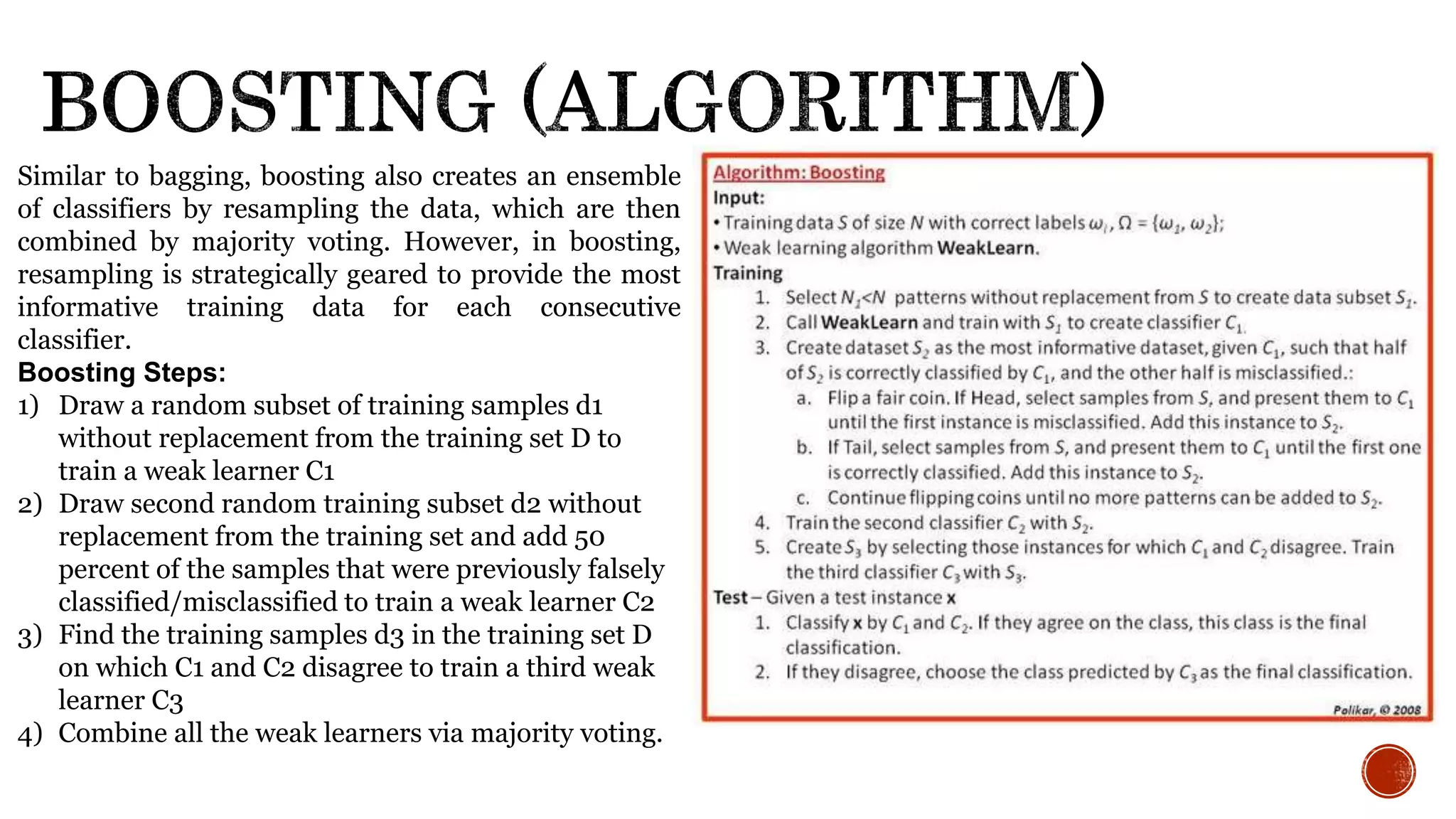 (Machine Learning) Ensemble learning | PPTX