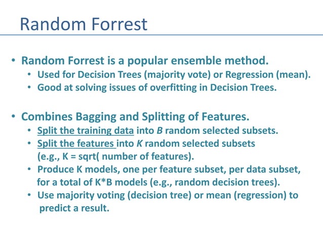 Machine Learning - Ensemble Methods | PPTX | Technology & Computing