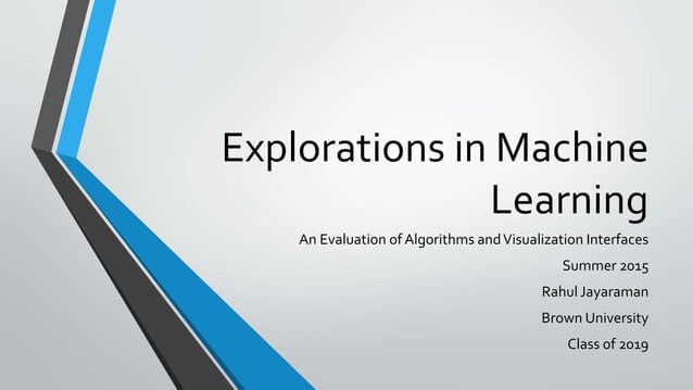 Machine Learning Exploration, R, and Data Visualization | PPT Machine Learning Exploration, R, and Data Visualization | PPT