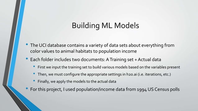 Machine Learning Exploration, R, and Data Visualization | PPT Machine Learning Exploration, R, and Data Visualization | PPT
