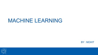 Machine learning ppt for presentation 20 slides | PPTX
