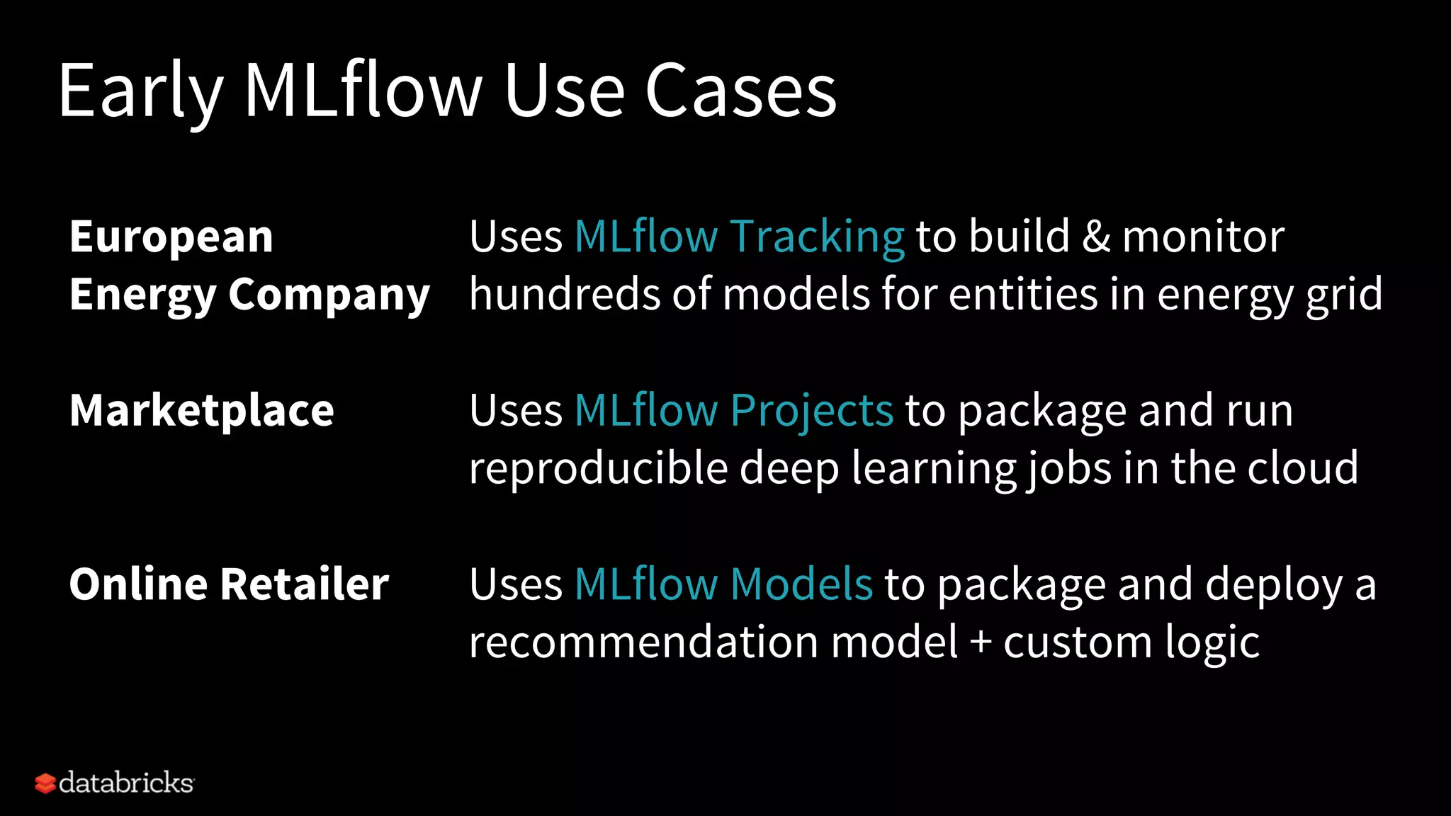 mlflow: Accelerating the End-to-End ML lifecycle | PDF
