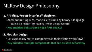 mlflow: Accelerating the End-to-End ML lifecycle | PDF