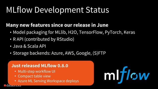 mlflow: Accelerating the End-to-End ML lifecycle | PDF | Cloud Computing | Internet