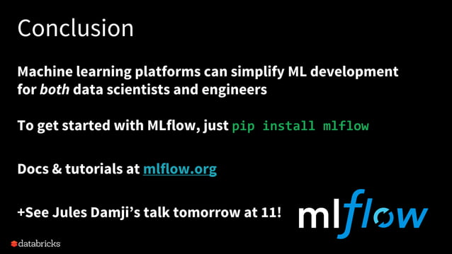 mlflow: Accelerating the End-to-End ML lifecycle | PDF | Cloud Computing | Internet