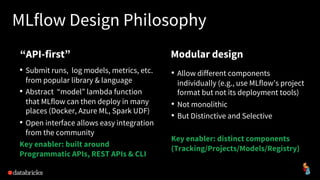 "Managing the Complete Machine Learning Lifecycle with MLflow" | PPT