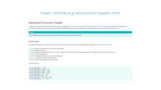 Deep Learning to Production with MLflow & RedisAI | PPT