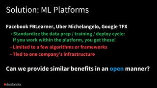 Scaling up Machine Learning Development | PPT