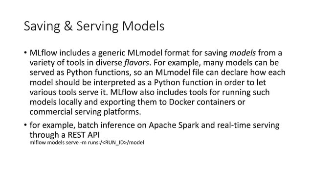 MLflow with Databricks | PPT
