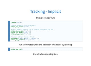 MLflow with R | PPT