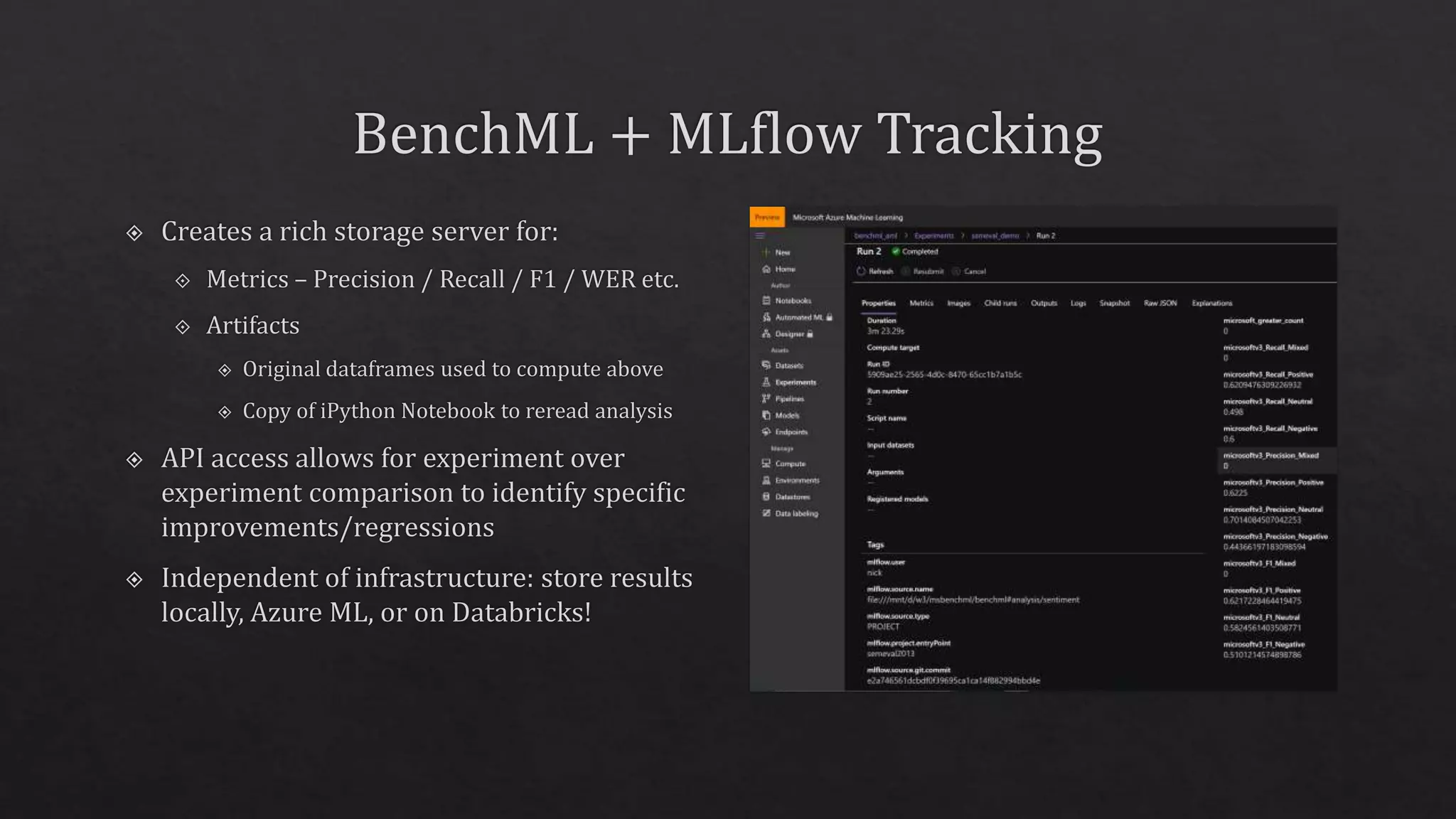 MLflow on and inside Azure | PPT