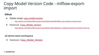MLflow_MLOps_Databricks_Architecture.pptx | Cloud Computing | Internet
