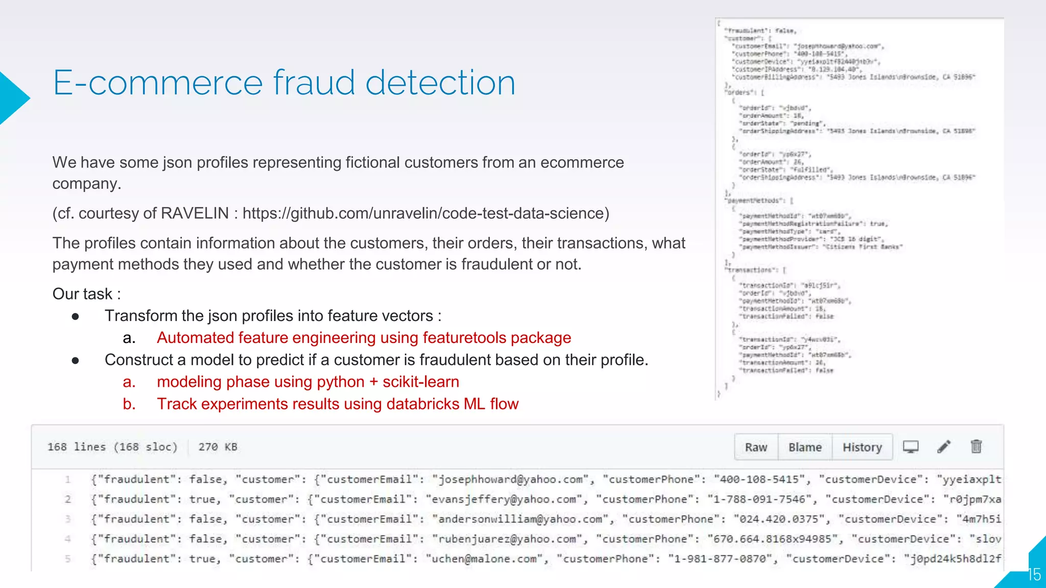 databricks ml flow demonstration using automatic features engineering | PPT
