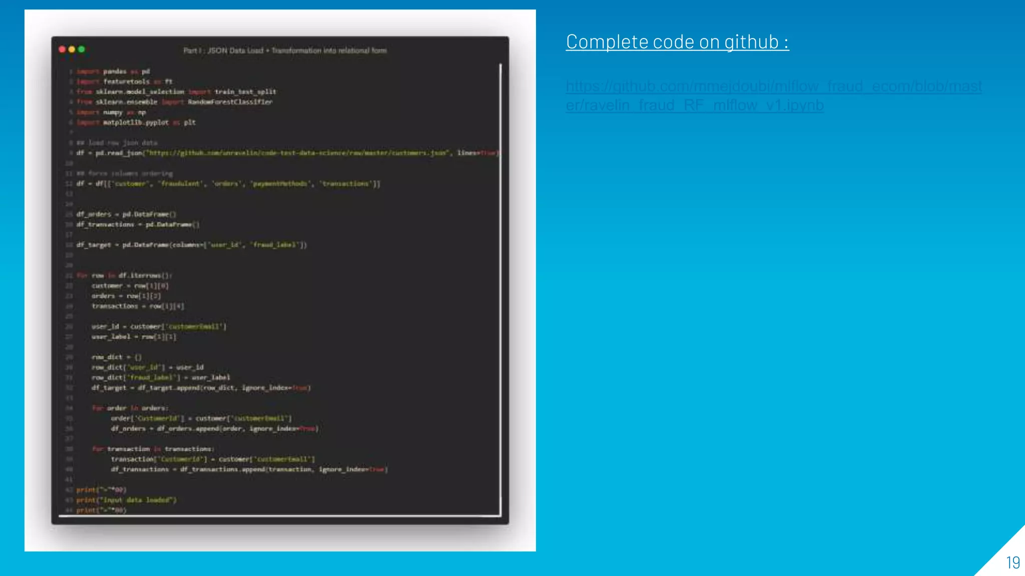 databricks ml flow demonstration using automatic features engineering | PPT