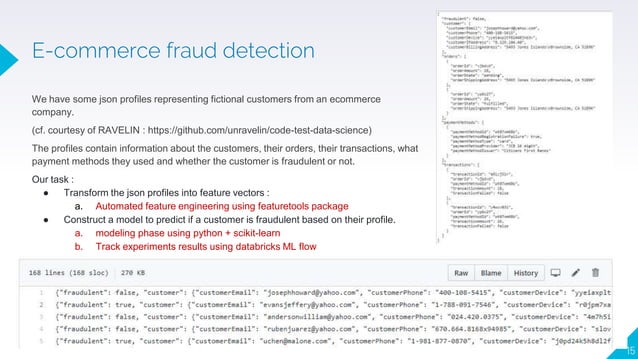databricks ml flow demonstration using automatic features engineering | PPT