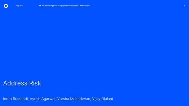 ML for identifying fraud using open blockchain data.pptx
